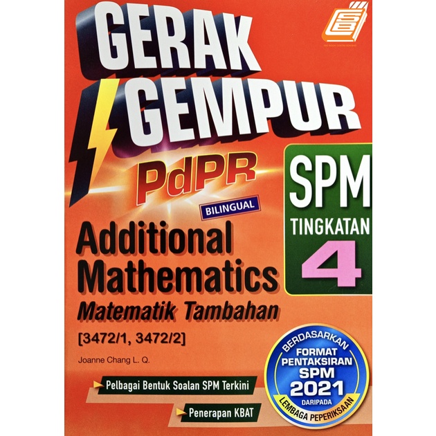 [BC] SASBADI • Format Instrumen Pentaksiran SPM • Gerak Gempur PdPR Additional Mathematics ...