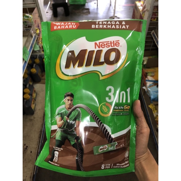 Nestle milo 3 in 1 8stik | Shopee Malaysia