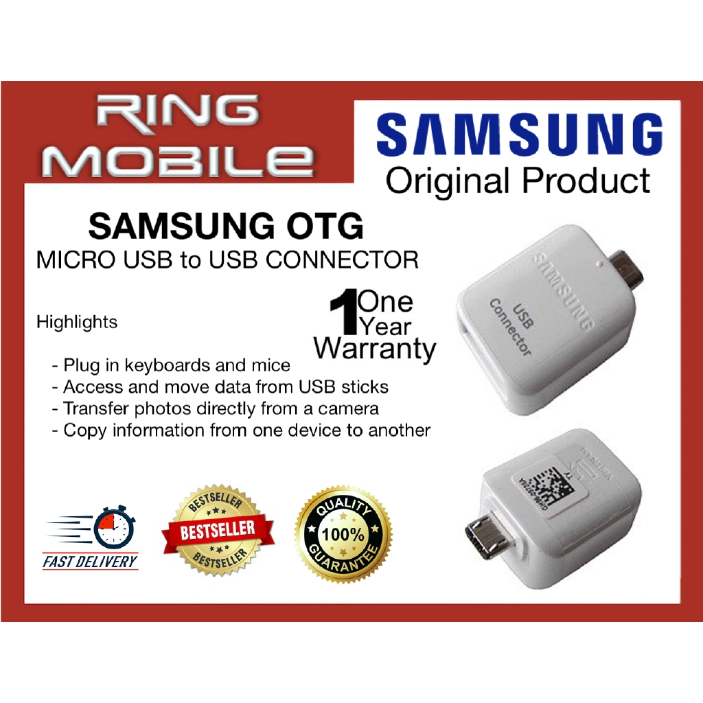 Original Samsung OTG (Micro USB to USB Connector) | Shopee Malaysia