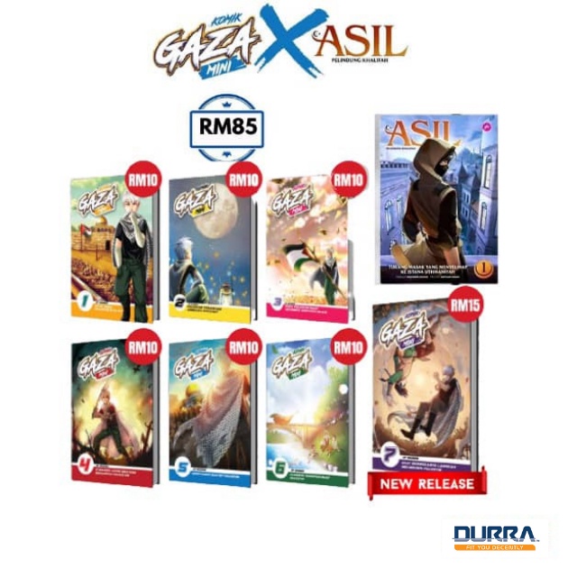 DURRAACTIVE BOOKSTORE Buku Komik GAZA dan Palestin Siri 1 ke Siri 6 ...