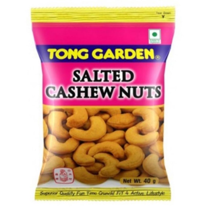 Tong Garden Salted Cashew Nuts 40G x 12 packets | Shopee Malaysia