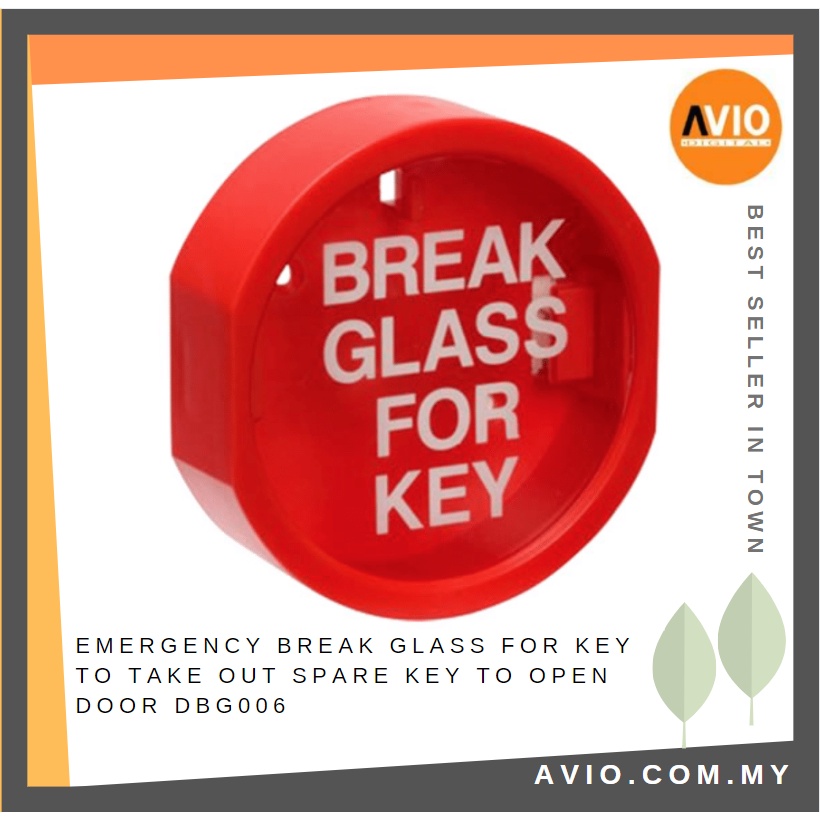 Key Emergency Break Glass for Key to Take Out Spare Key to Open Door ...