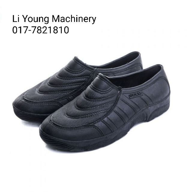 (Kasut Getah Hitam) Black Water Proof Rubber Boots / PVC Shoes / Rubber ...