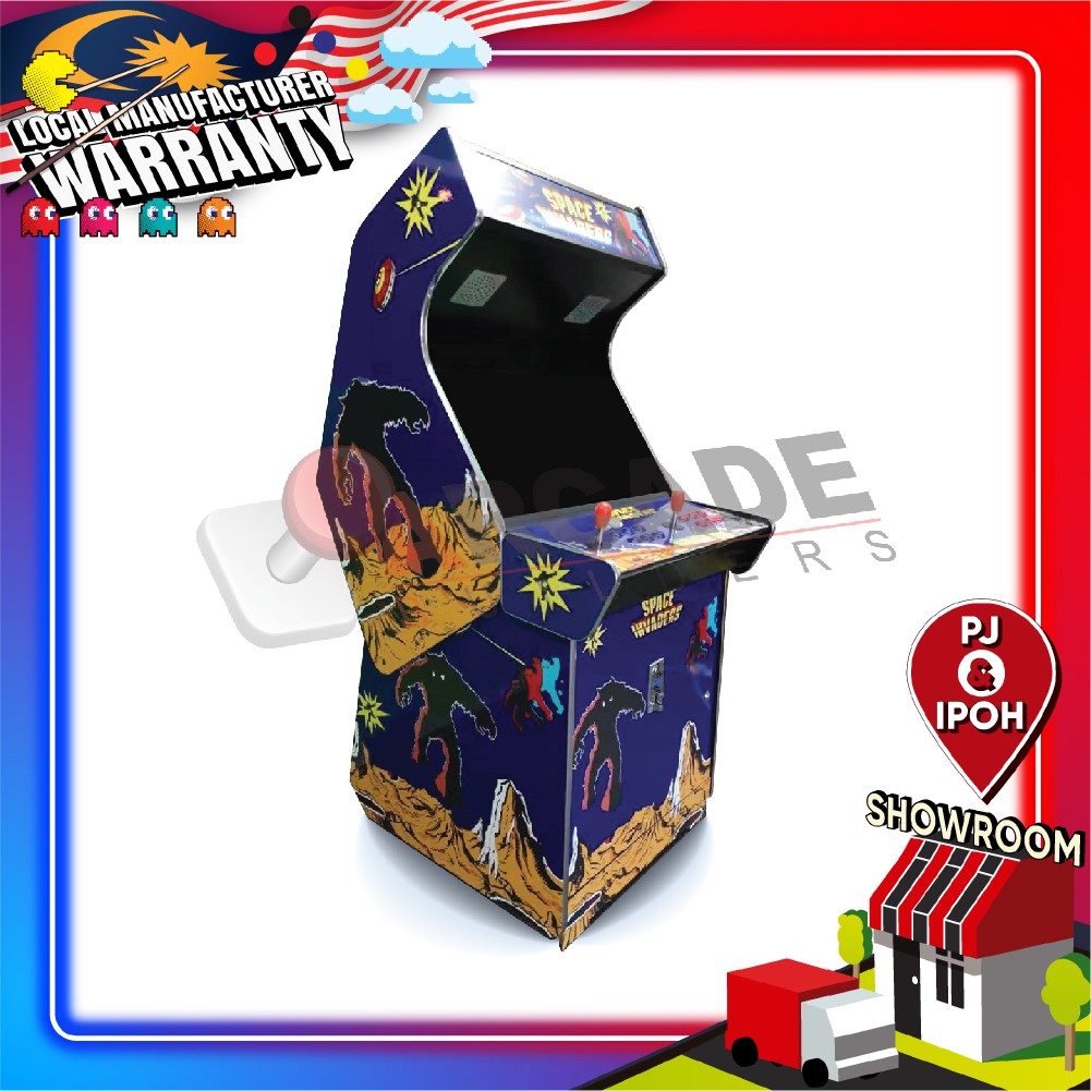 Arcade X 26 inches Premium (Space Invaders) Classic Retro Game Machine ...