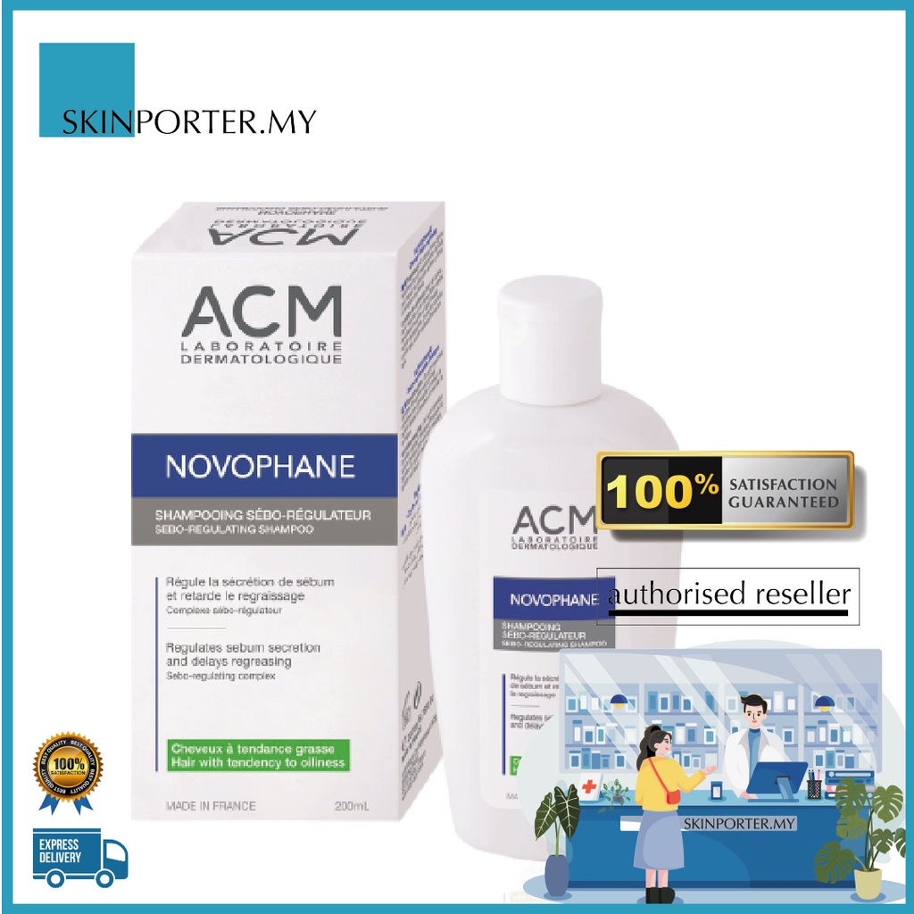SKINPORTER ACM Novophane Sebo-regulating Shampoo (200ml) | Shopee Malaysia