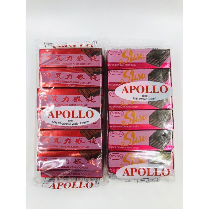 MALAYSIA Childhood Memory Red Wrap Paper Apollo Biscuits Chocolate/Milk ...