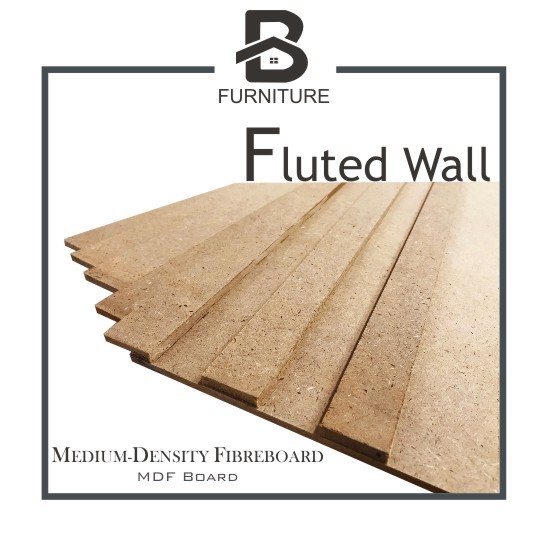 【Ready Stock】 Shiplap/ Fluted Wall Panel/ Shiplap Wind Coating MDF ...