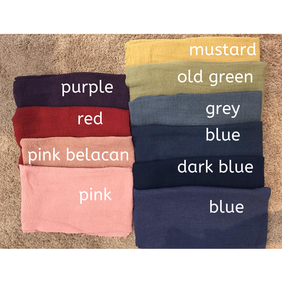 SHAWL ARAB - BLUE COLOR | Shopee Malaysia