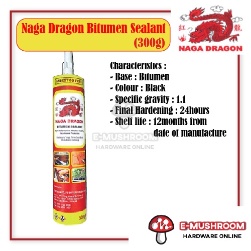 Naga Bitumen Sealant (dragon brand 300gm) | Shopee Malaysia