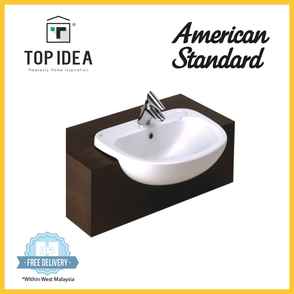 American Standard Studio Semi Countertop Wash Basin | Bathroom Semi ...