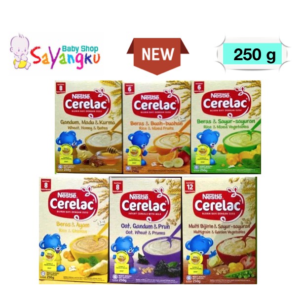 Nestle Cerelac 250G (ALL FLAVOUR) | Shopee Malaysia