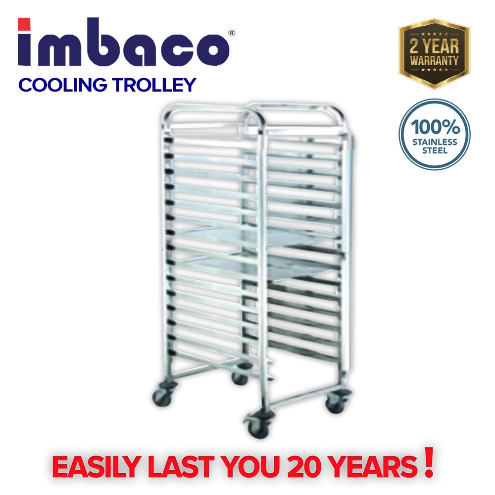 Imbaco Cooling Trolley Bakery Rack Fully Stainless Steel Imported from ...