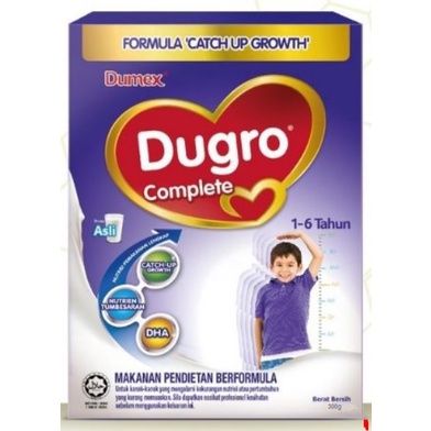 Dumex Dugro Complete - (Asli) 300g Susu Untuk Kanak-Kanak (1- 6 years ...