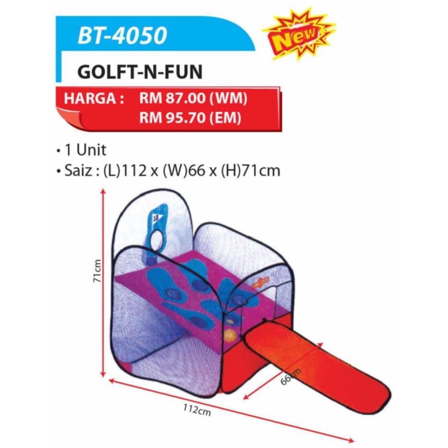 OFFER BT-4050 GOLF T-N-FUN - DIE | Shopee Malaysia
