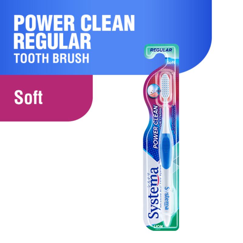 Systema Toothbrush Power Clean Regular Soft 1010389 | Shopee Malaysia
