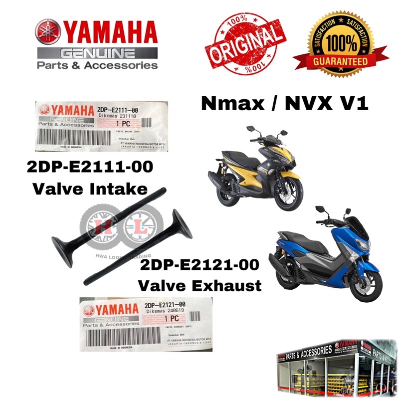 Yamaha Intake Valve / Exhaust Valve NMAX NVX Original (2DP-E2111-00 ...