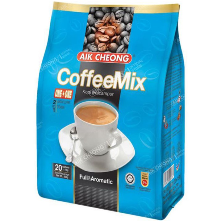 Aik Cheong 2 in 1 Coffee Mix No Sugar (20's x 15g) | Shopee Malaysia