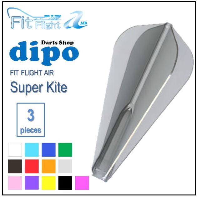 Fit Darts Flight - Fit Flight [ Air ] Super Kite (3pcs) | Shopee Malaysia