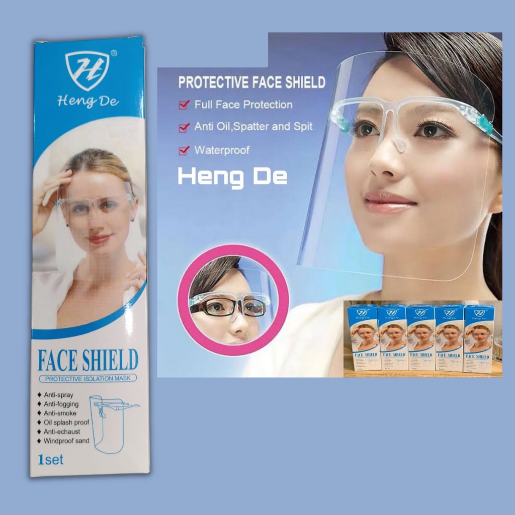 FACE SHIELD 1SET (ANTI-FOGGING, ADULT) | Shopee Malaysia
