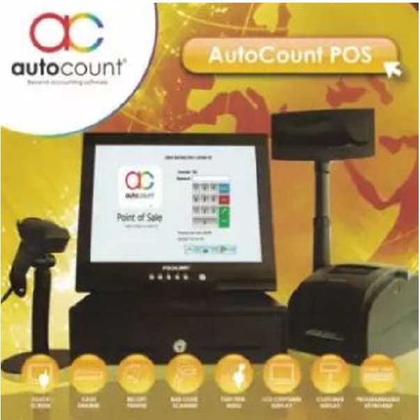 AutoCount POS Standard + Accounting Version 1.9 Edition (With Training ...