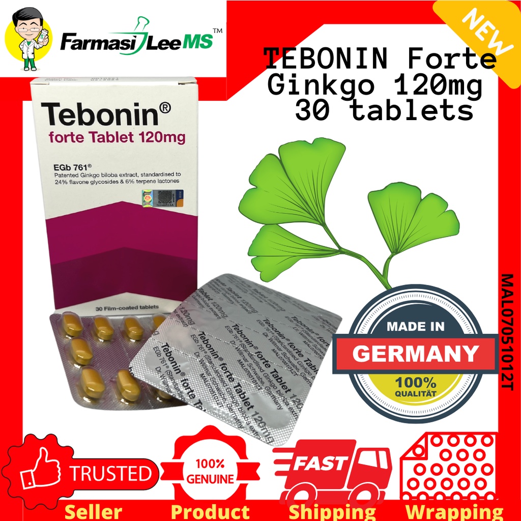 Tebonin Forte Tablet 120mg 30s (Exp 12/2027) | Shopee Malaysia