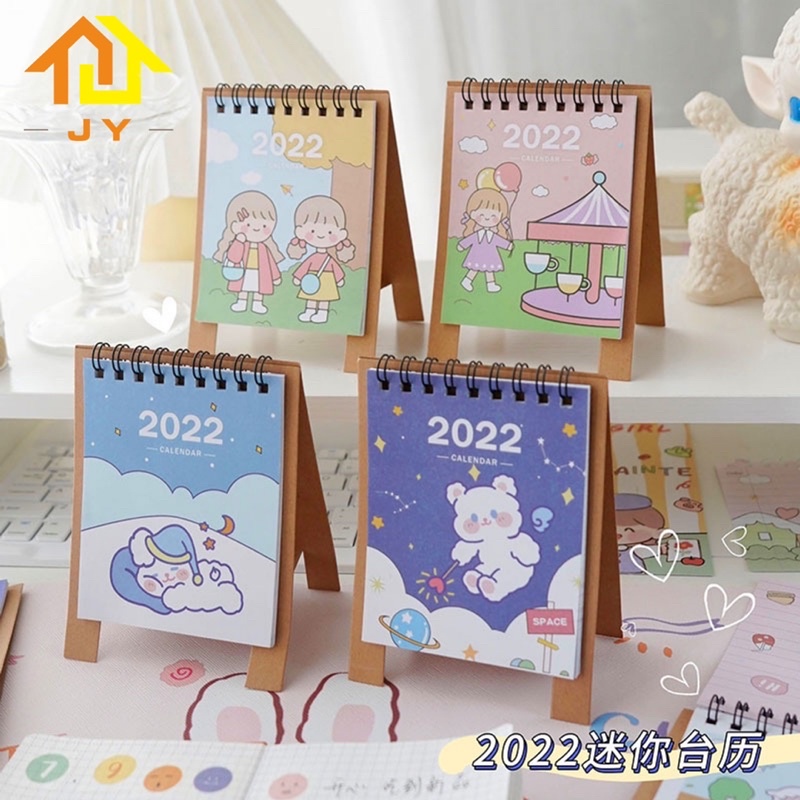 2022 Mini Table Calender with Note Page / 2022迷你桌面日历 | Shopee Malaysia