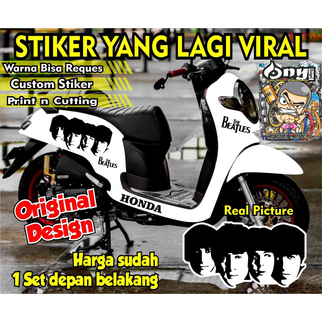 Cutting STICKER SCOOPY THE BEATLES | Shopee Malaysia