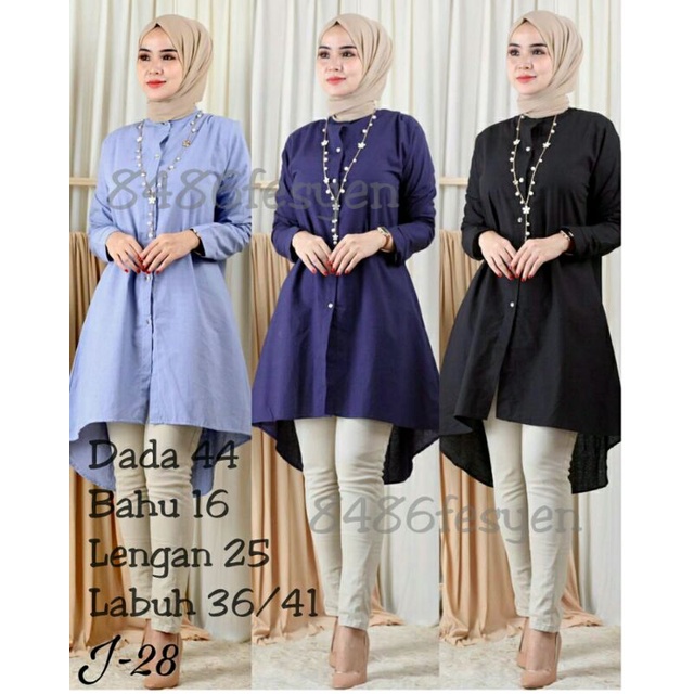 💥NEW ARRIVAL💥Blouse Labuh Muslimah VIRAL💥 | Shopee Malaysia