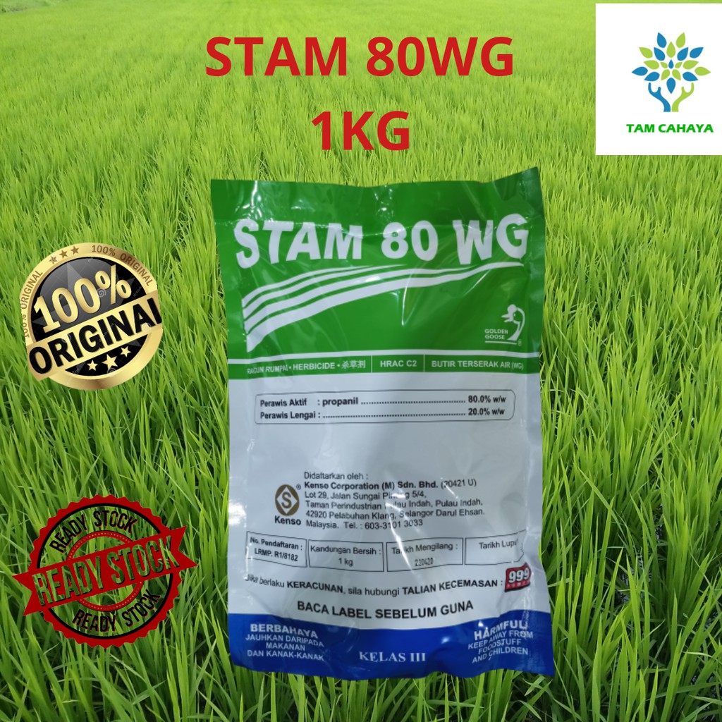 1KG STAM 80WG (Sama Dengan Nufarm Rainpanil ) Propanil 80% Racun Rumput ...