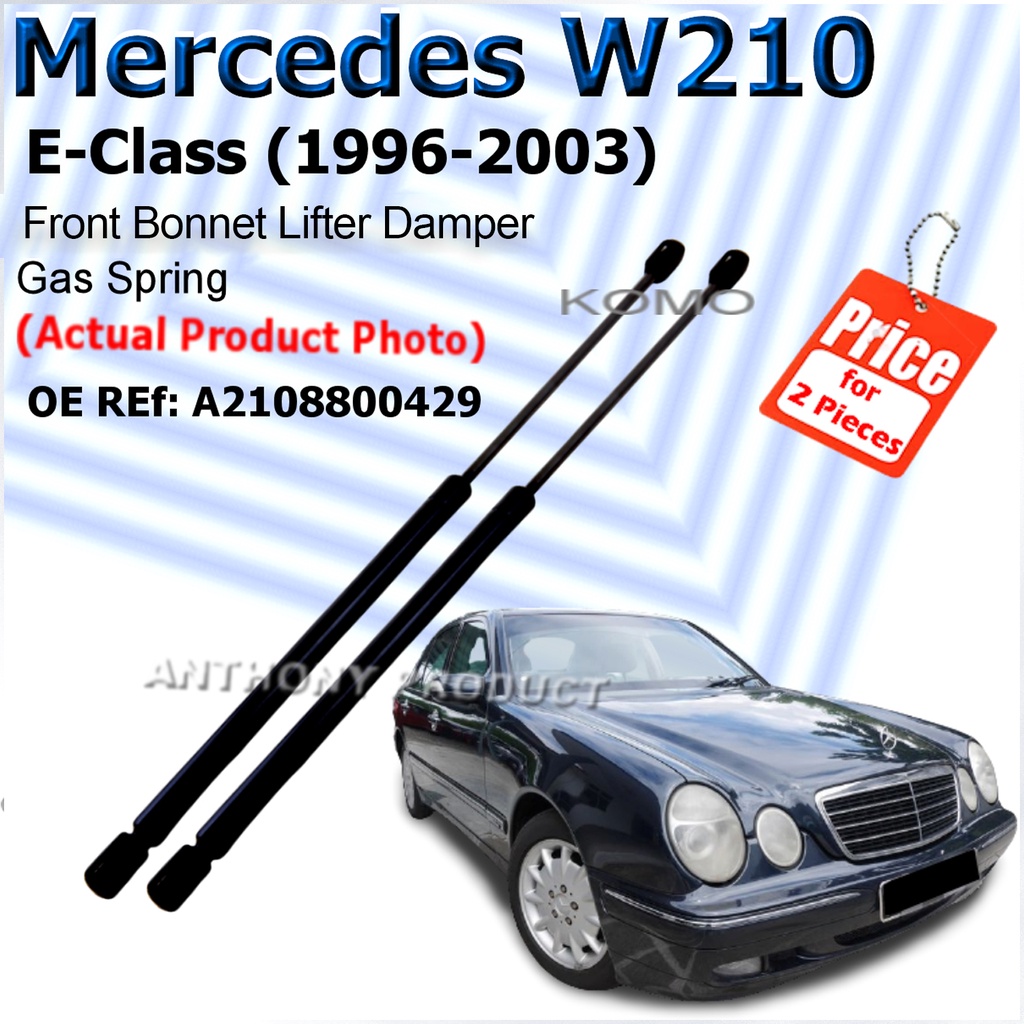 Mercedes E-Class W210 1996-2003 Front Boot Gas Spring Damper (2 Pieces ...