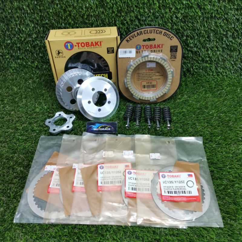 TOBAKI RACING HYPERCLUTCH SET VF3I SYM + CLUTCH DISC PLATE + IRON PLATE ...
