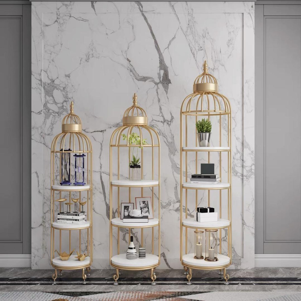 Gold Deco Shelfs & Racks Iron Gold Nordic Design | Shopee Malaysia