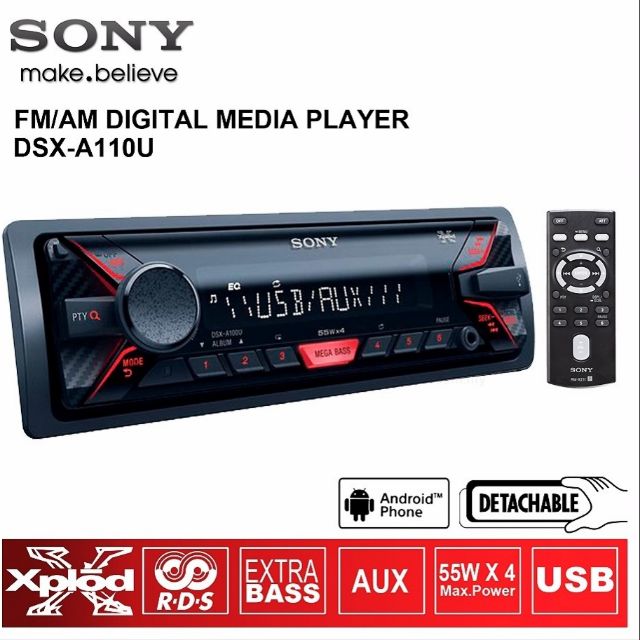 Sony DSX-A110U fm/am digital media player | Shopee Malaysia