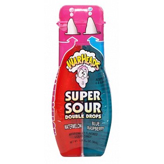 Warheads Super Sour Double Drops Watermelon & Blue Raspberry | Shopee ...