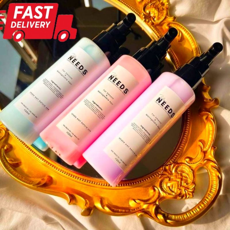 ORIGINAL NEEDS KERATIN HAIR SPRAY SERUM LAVENDAR/CANDY/BLUE SUGAR RUSH ...