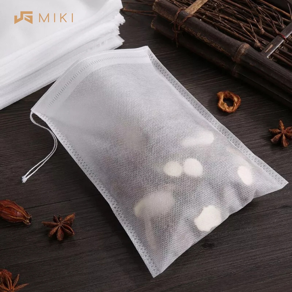 100pcs Disposable Drawstring Filter Empty Pouch Tea Bag Seal Filter ...