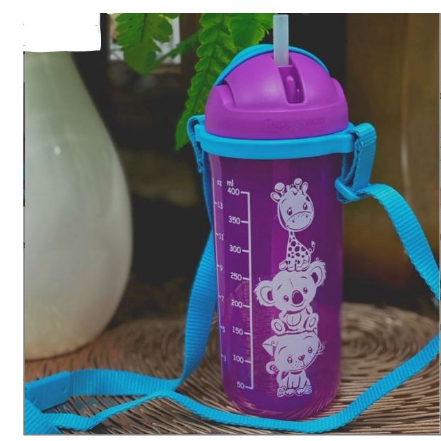 ⭐READY STOCK⭐TUPPERWARE KID PRINTABLE STRAW TUMBLER RED GIRAFFE WITH ...