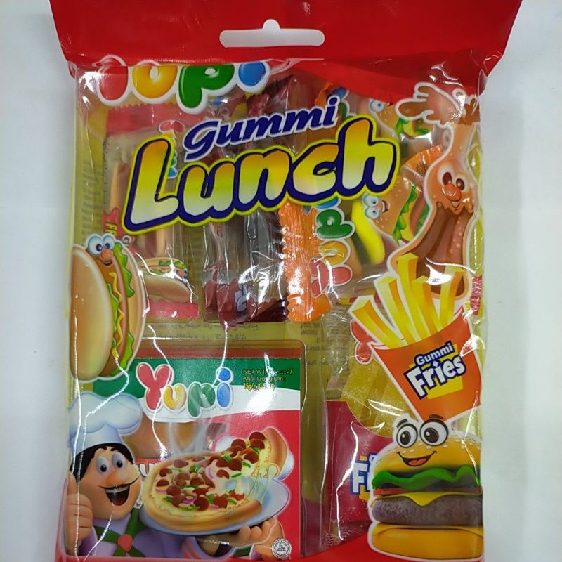 Yupi gummi lunch/pizza 96g | Shopee Malaysia