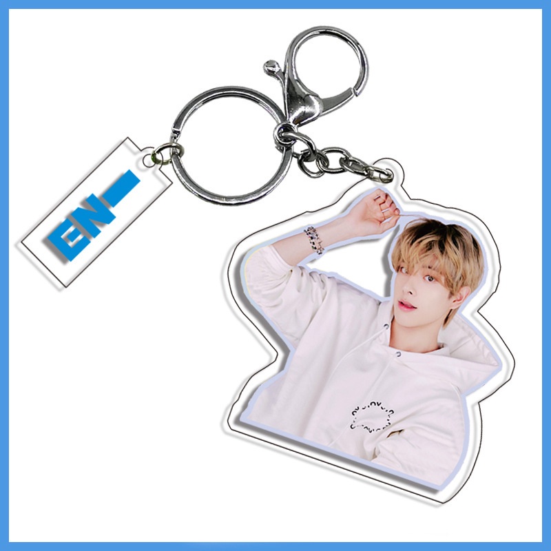 ENHYPEN Album Keychain SUNOO JUNGWON SUNGHOON JAKE JAY Acrylic Pendant ...