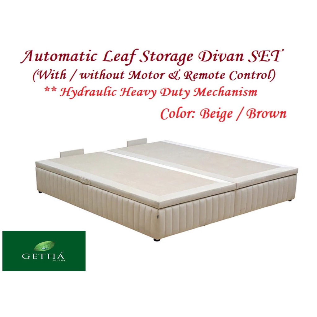 Automatic Leaf Storage Divan, Brand: Getha!! Aailable in Remote Control ...