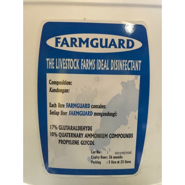 5L Farmguard - The Livestock Farms Ideal Disinfectant | Shopee Malaysia