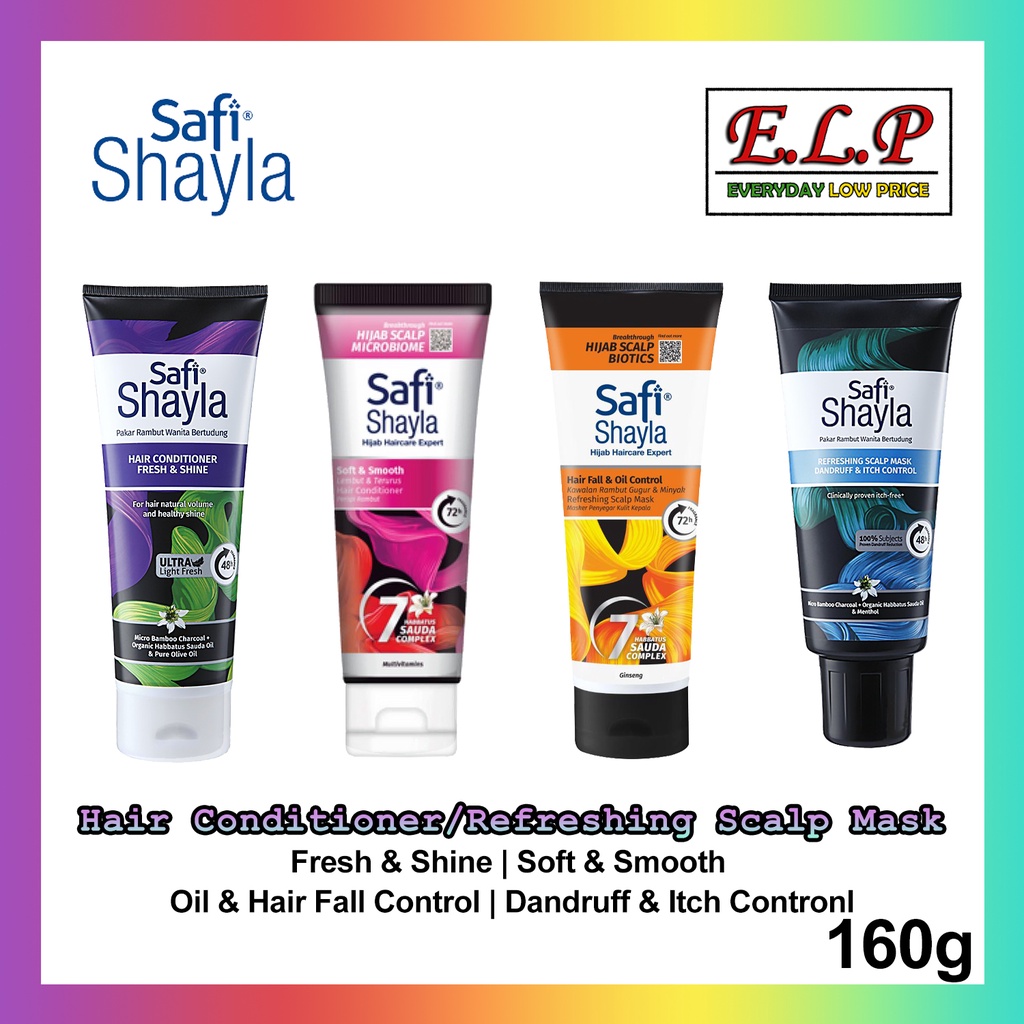 Safi Shayla Hair Conditioner / Refreshing Scalp Mask 160gm (Hijab ...