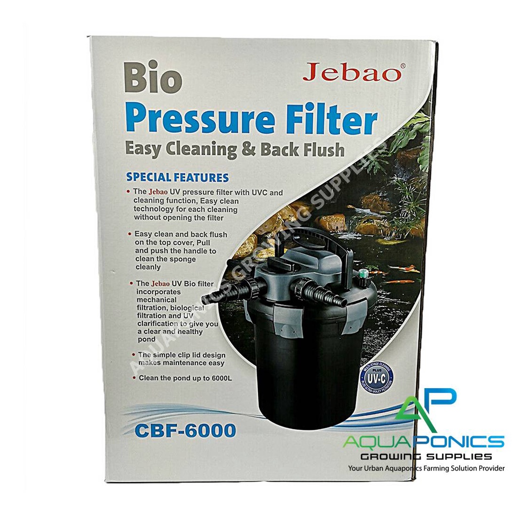 Outdoor Pond Filter Jebao CBF-4000/6000/8000/12000/15000 UV Light ...