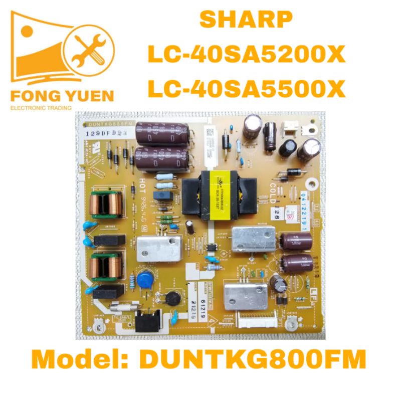 SHARP POWER BOARD LC-40SA5200X / LC-40SA5500X | Shopee Malaysia