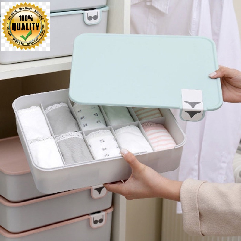 Underwear storage box bra storage box underwear socks tempat Simpan Bra ...