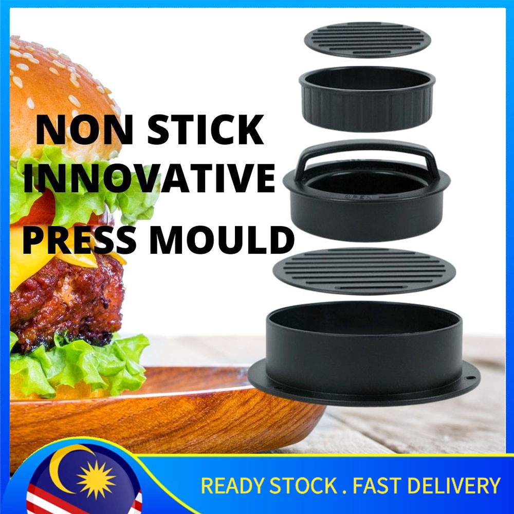 🔥Ready Stock🔥HIHILAH Burger Cutlet Maker Meat Beef Patty Press Stuffed ...