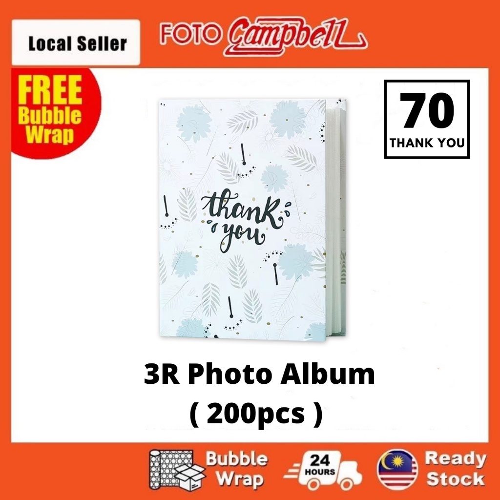 Photo Album 3R 200pcs(Ready Stock) | Shopee Malaysia