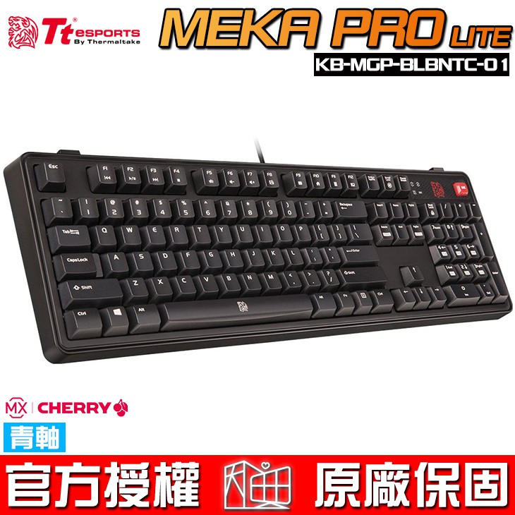 Thermaltake Tt eSPORTS MEKA PRO LITE Pioneer Cherry MX Green Axis Mechanical Keyboard | Shopee ...