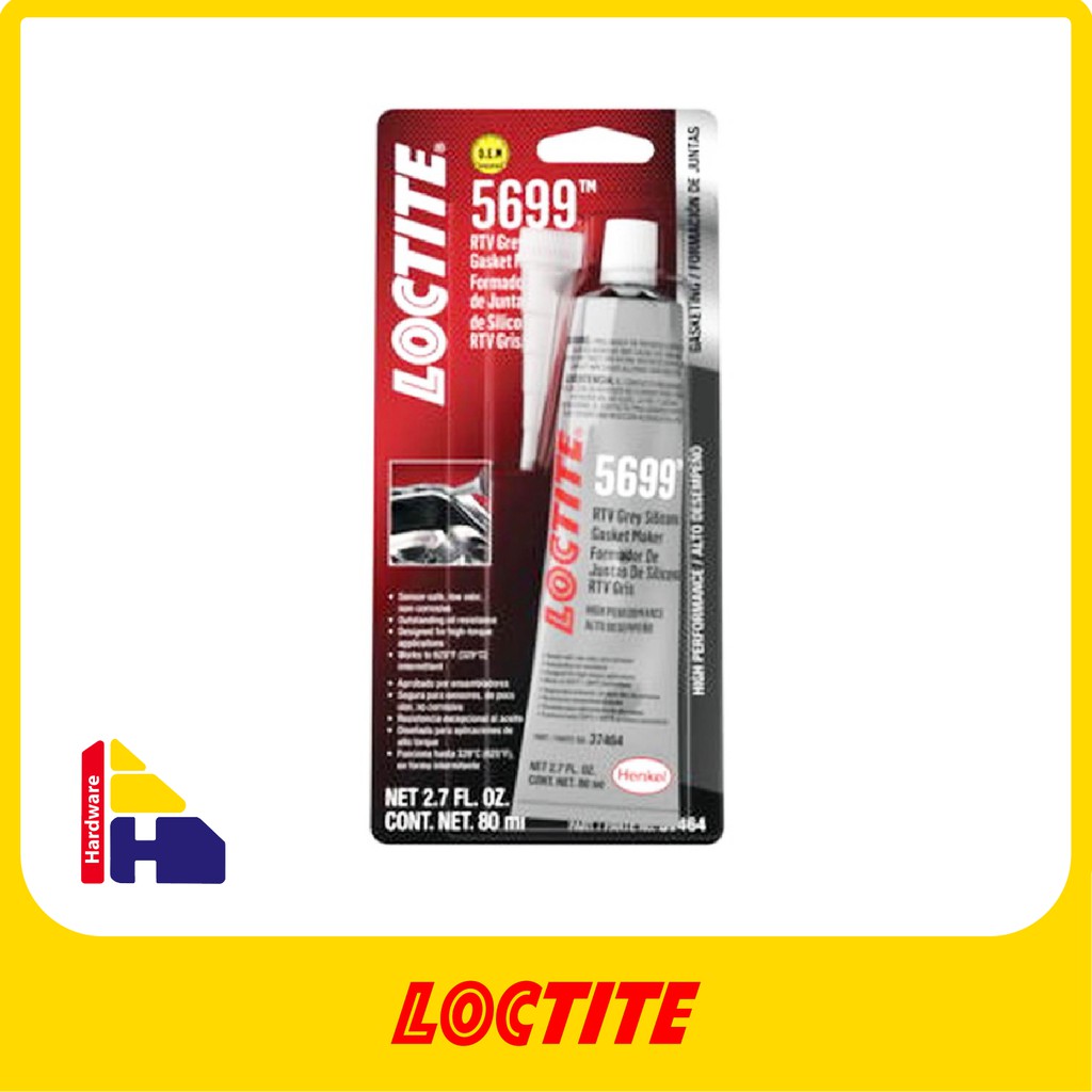 Loctite 5699 RTV Grey Silicone Gasket Glue 80ml | Shopee Malaysia