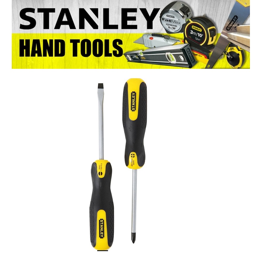 STANLEY STMT66670 CUSHION GRIP 2 SECREWDRIVER SET 2 PIECES PHILIPS ...